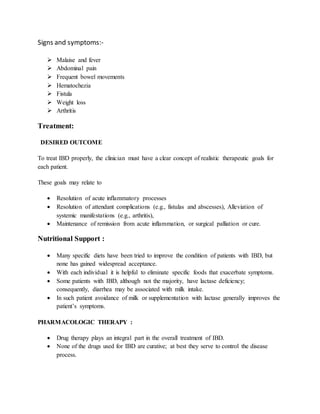 Inflammatory bowel disease(ibd)” | DOCX