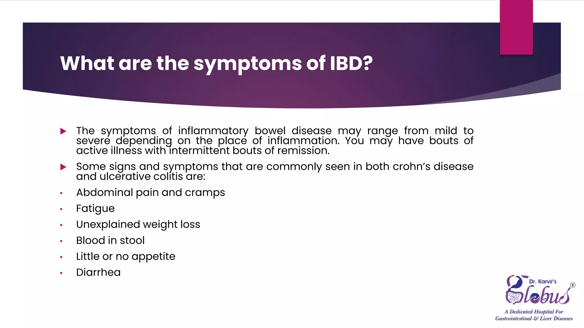 Inflammatory Bowel Disease (IBD) | Dr. Vedant Karvir | PDF