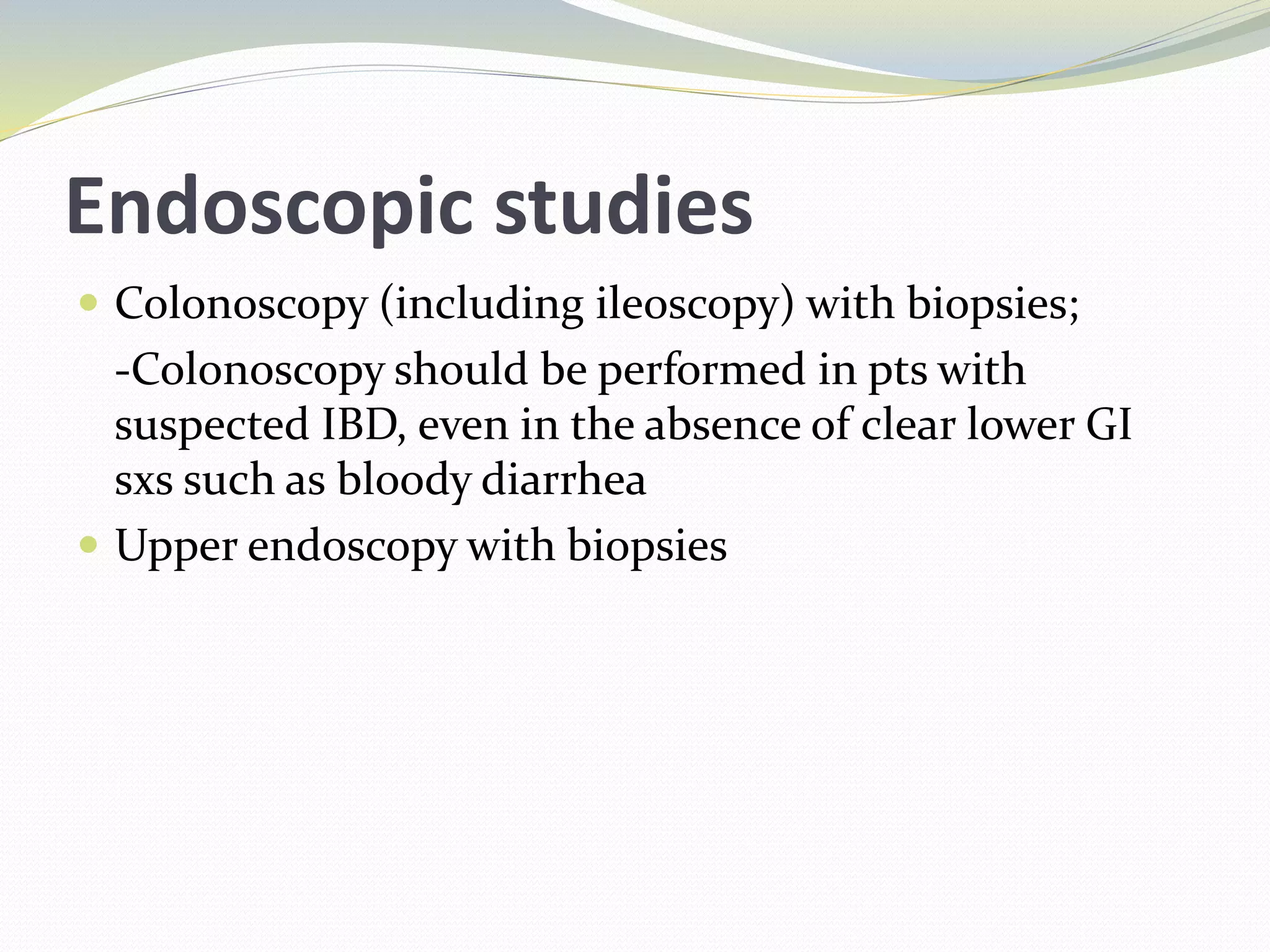 Inflammatory bowel disease (ibd) in children | PPTX