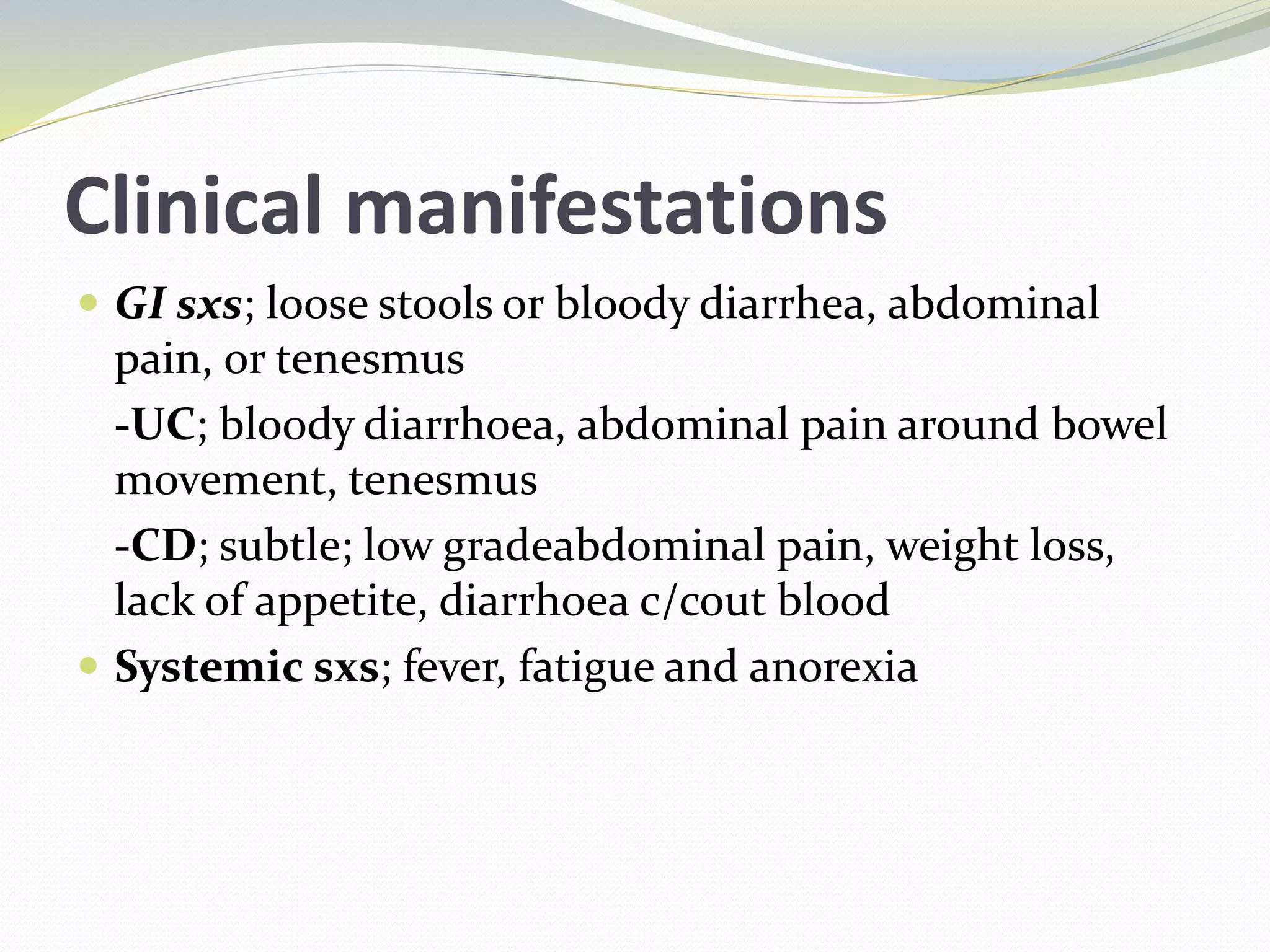 Inflammatory bowel disease (ibd) in children | PPTX