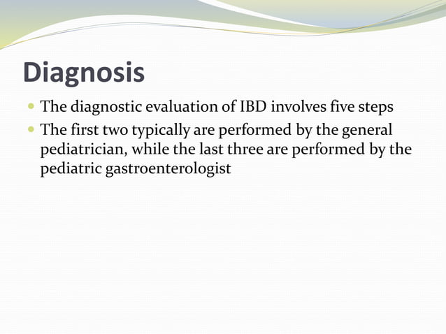 Inflammatory bowel disease (ibd) in children | PPTX