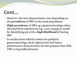 Inflammatory bowel disease (ibd) in children | PPTX