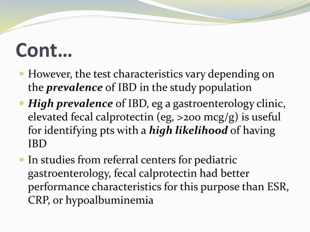 Inflammatory bowel disease (ibd) in children | PPTX