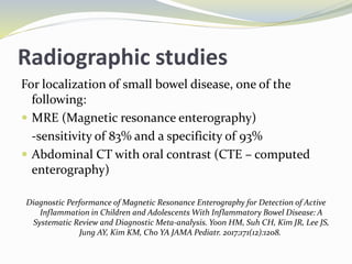 Inflammatory bowel disease (ibd) in children | PPTX