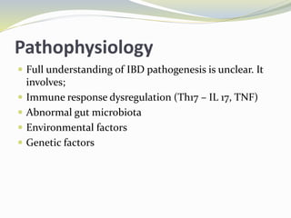 Inflammatory bowel disease (ibd) in children | PPTX
