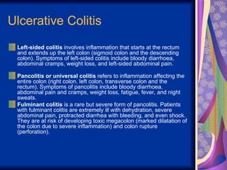 Inflammatory bowel disease ppt | PPT