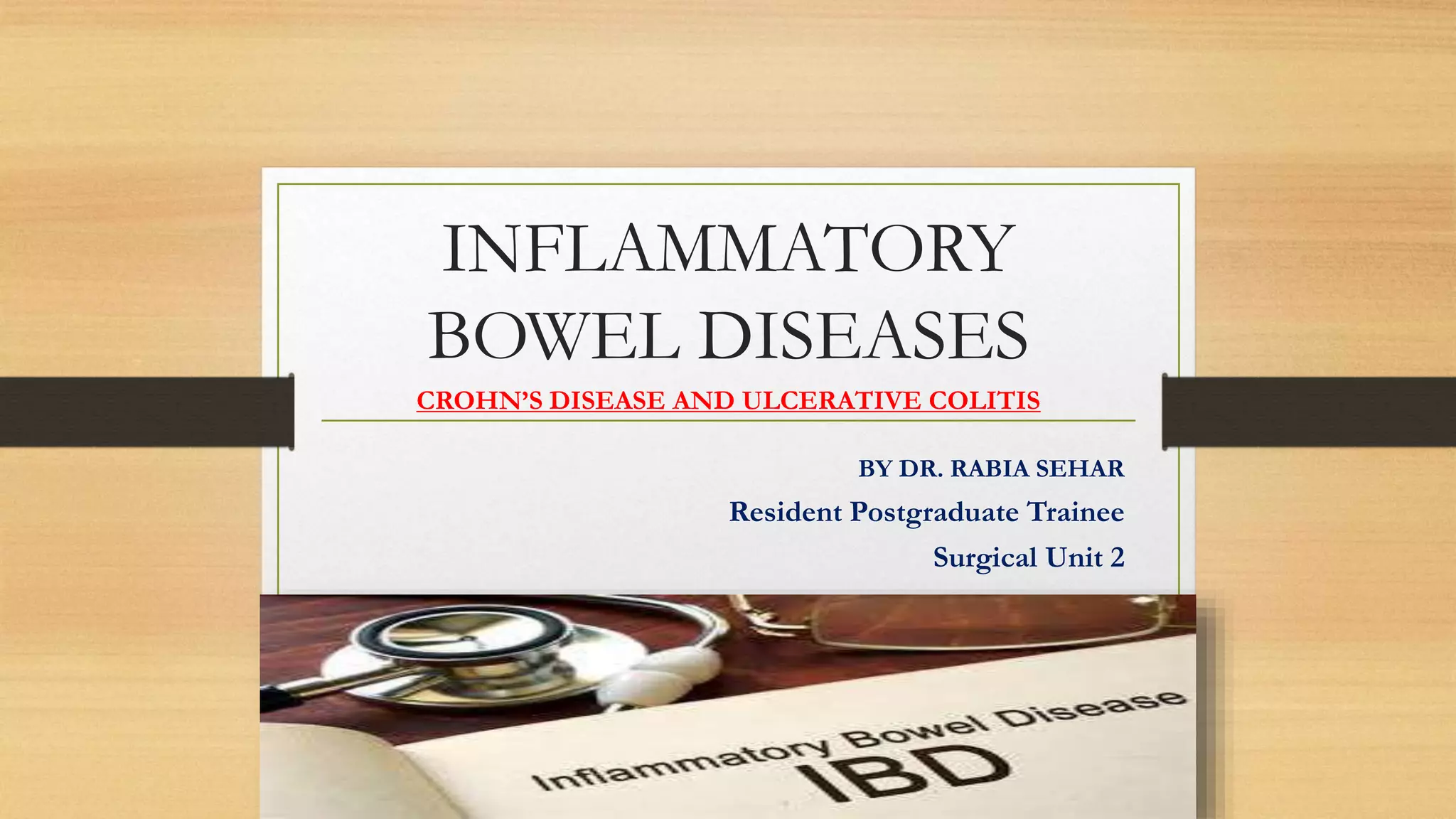 Inflammatory bowel diseases | PPT