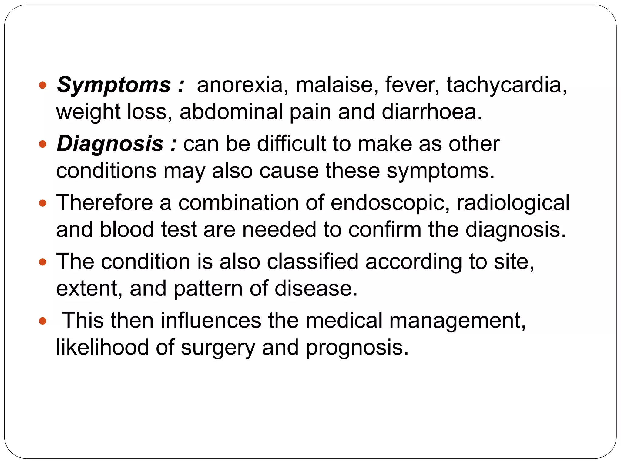 Inflammatory bowel diseases | PPTX