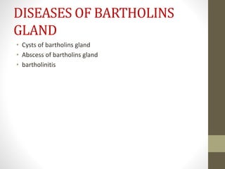 Inflammatory diseases of female pelvic organs | PPTX