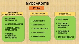 Inflammatory diseases of heart | PPTX