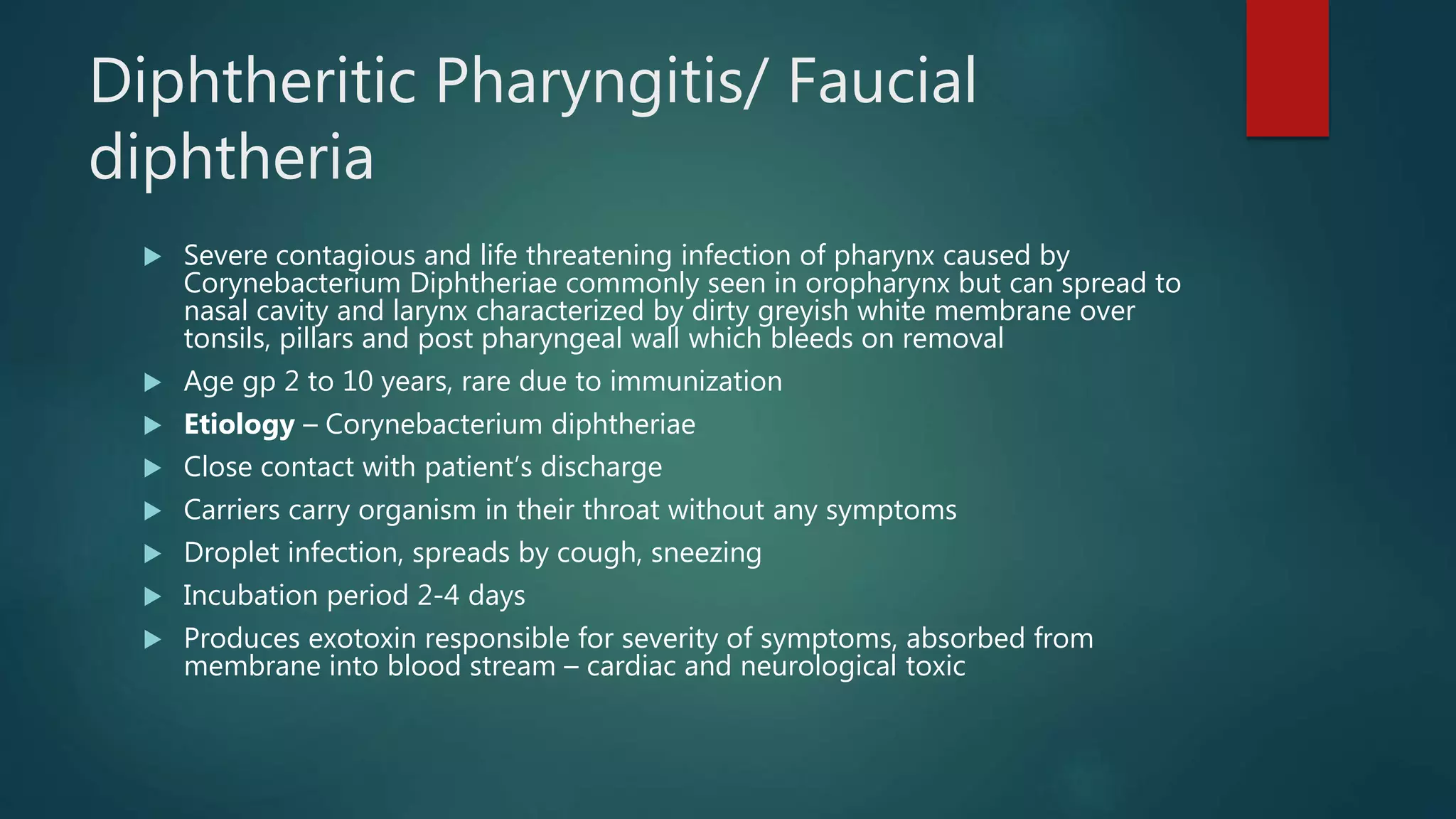 Inflammatory diseases of pharynx | PPTX