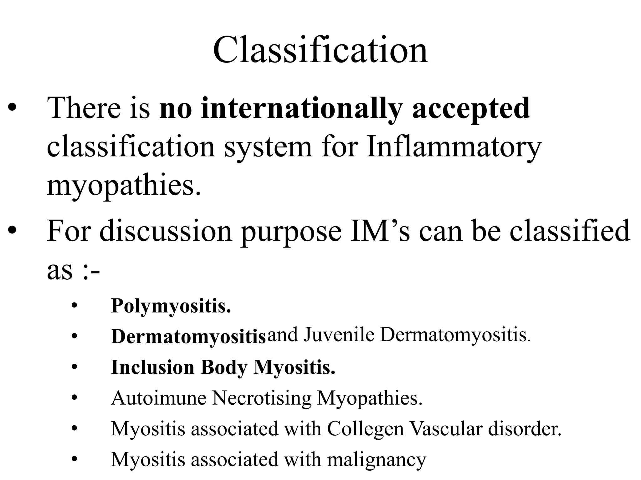 Inflammatory Myopathies | PPTX