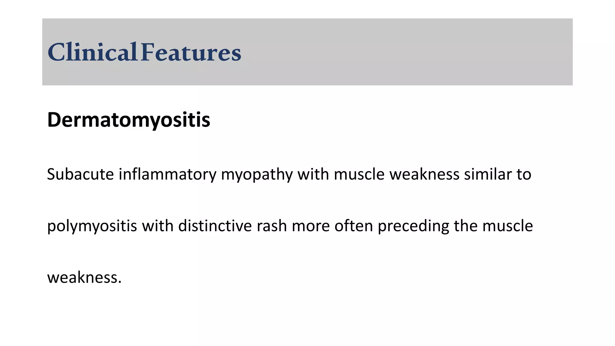Inflammatory myositis | PPTX