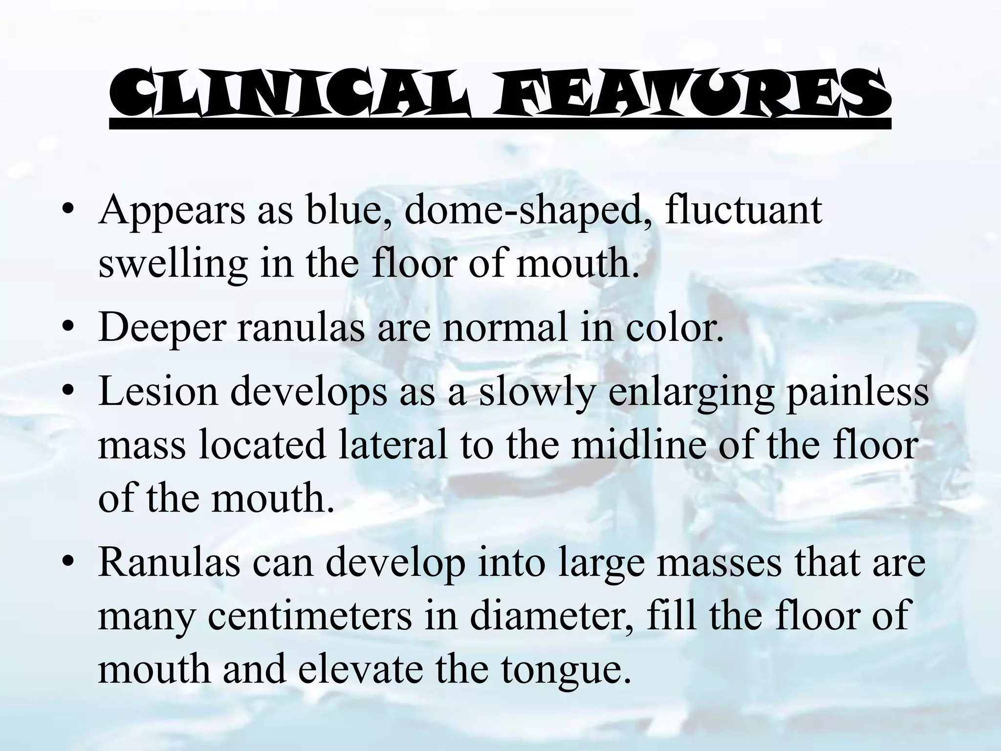 Inflammatory pappilary hyperplasia & ranula | PPTX