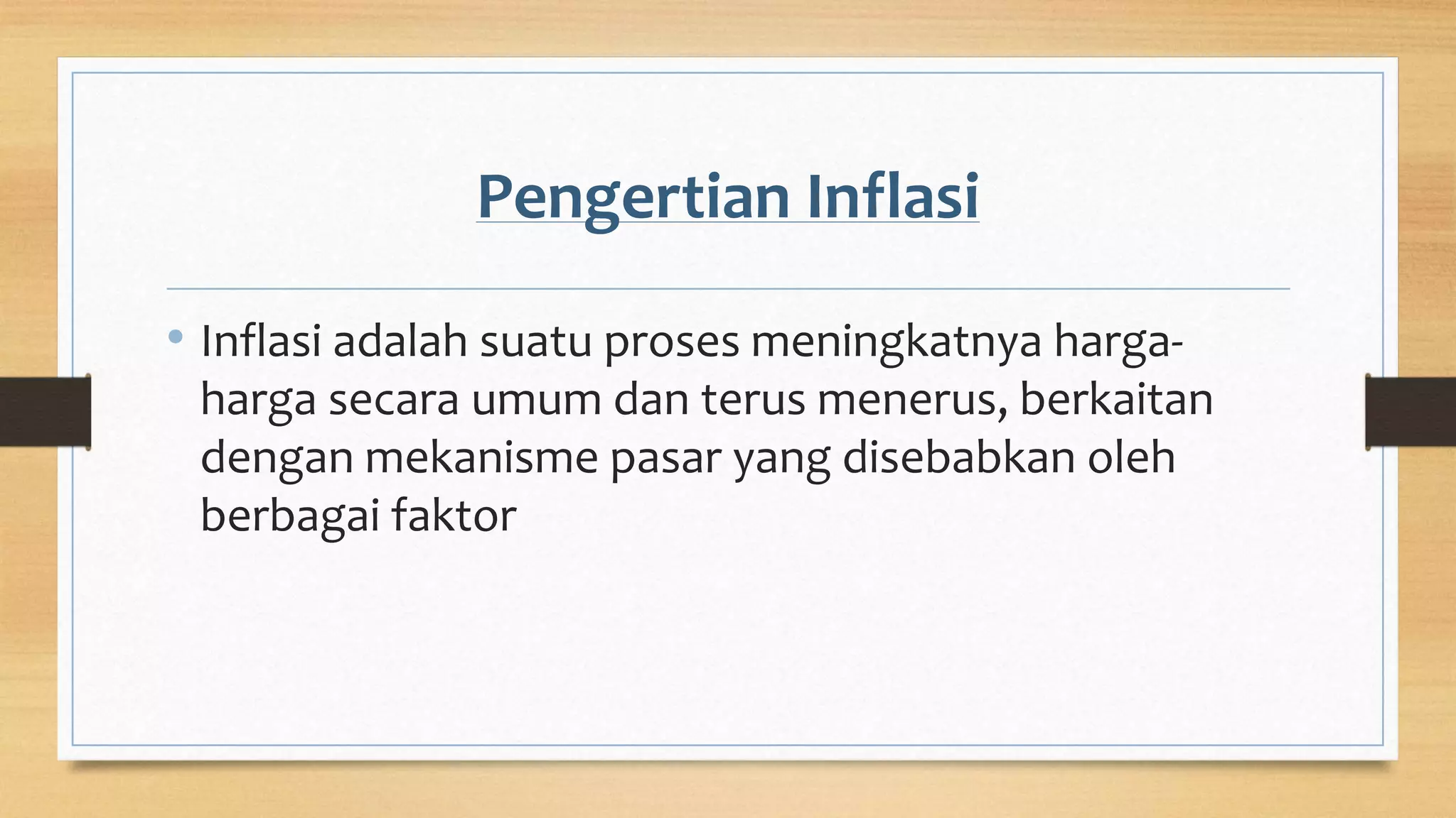 Inflasi dan pengangguran | PPTX