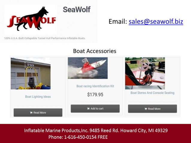 Inflatable boats sea wolf | PPTX