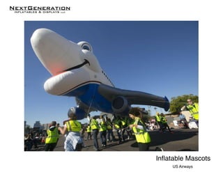 Inflatable Mascots and Characters | Next Generation Inflatables | PPT