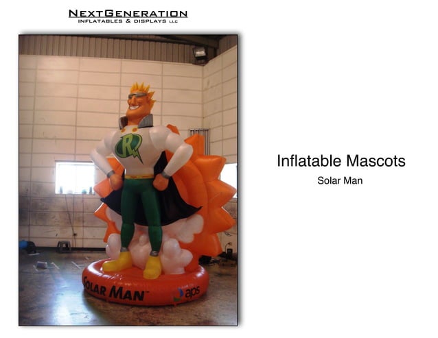 Inflatable Mascots and Characters | Next Generation Inflatables | PPT