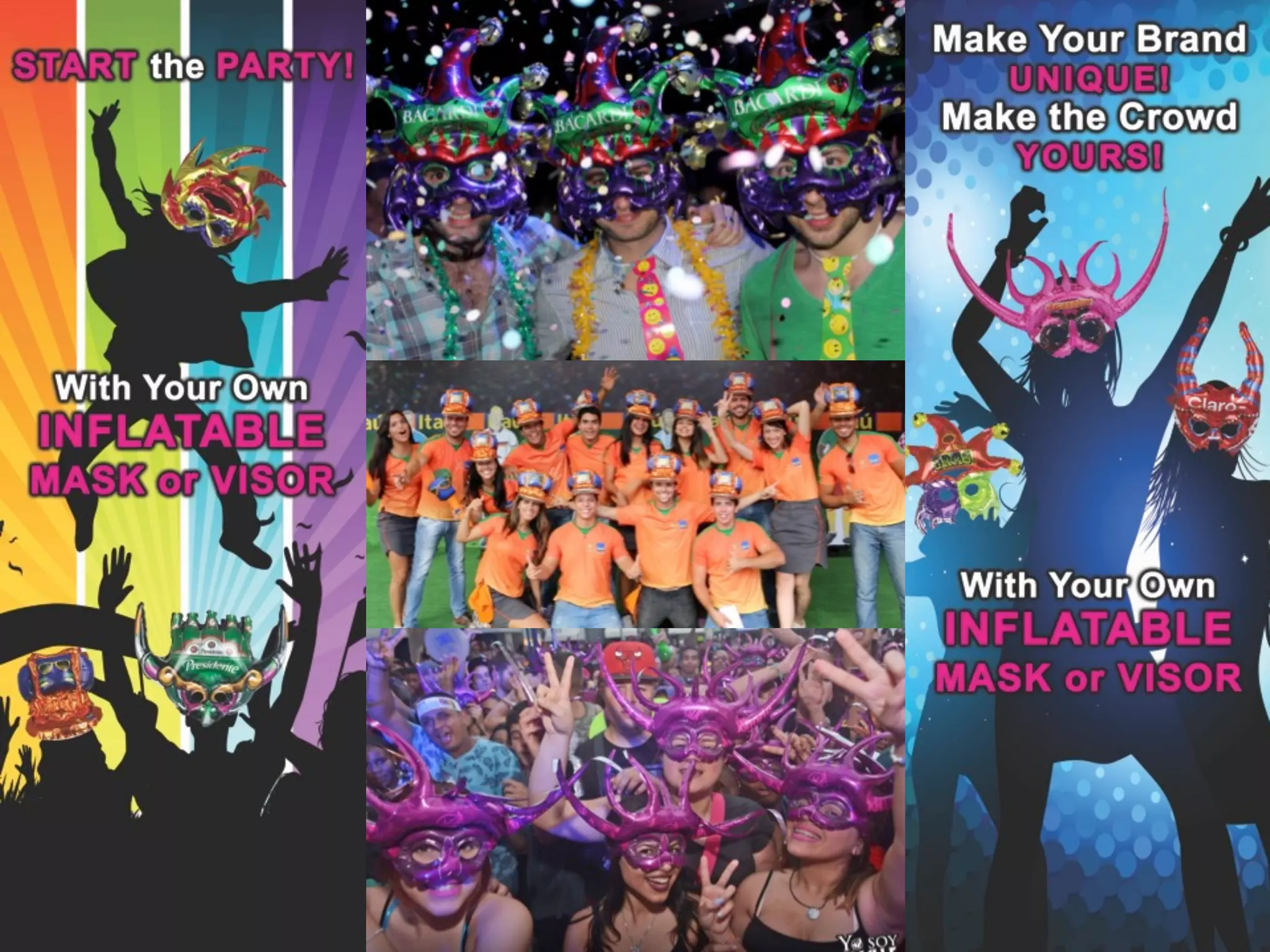 INFLATABLE PARTY MASKS - PROMOTIONAL & RETAIL | PDF
