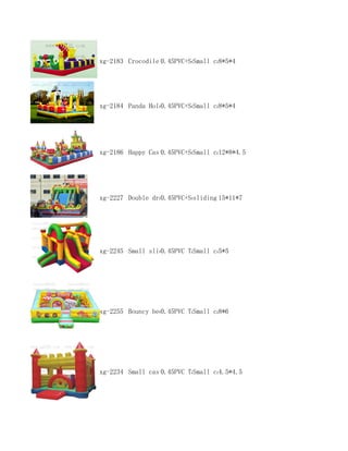 Inflatable Products | XLS