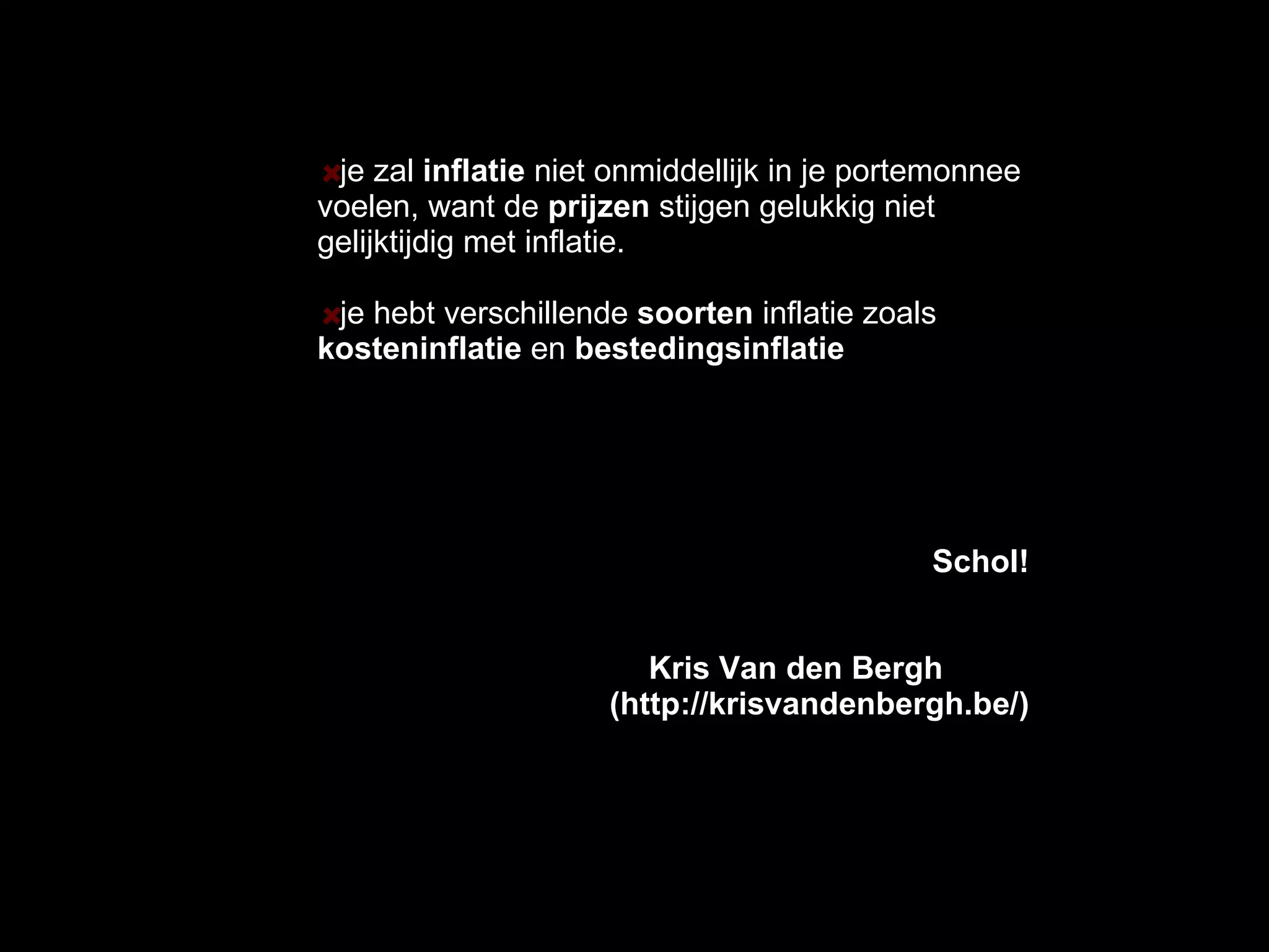 Wat is inflatie? | PPT
