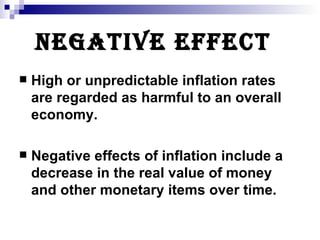 inflation rate | PPT