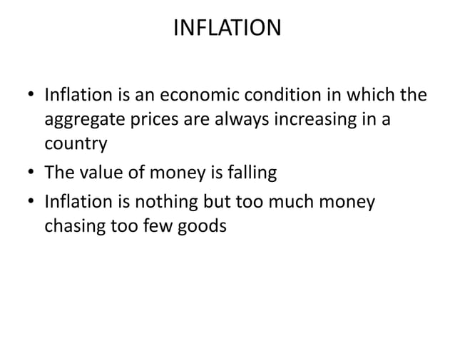 Inflation | PPTX