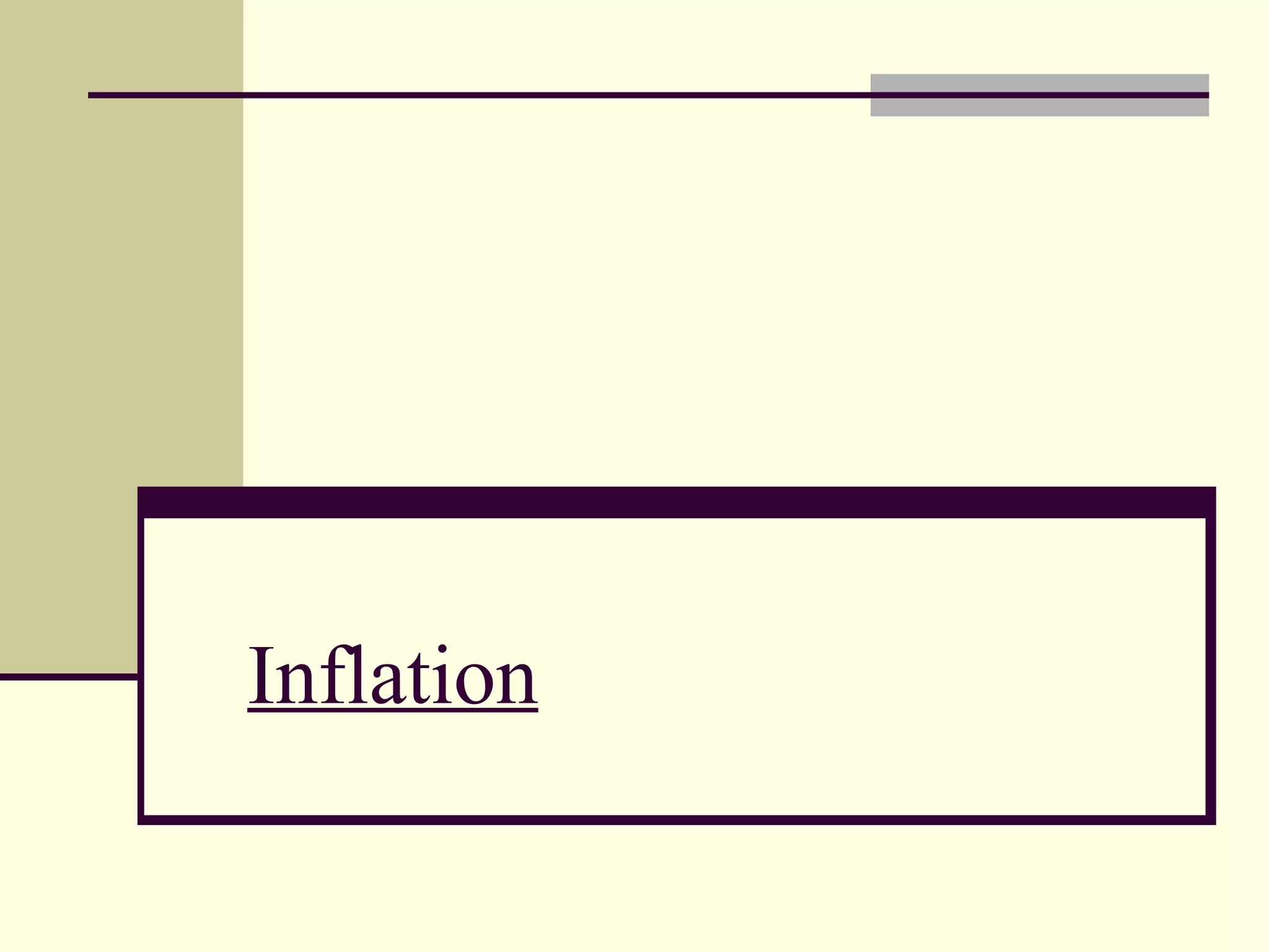 Inflation | PPT