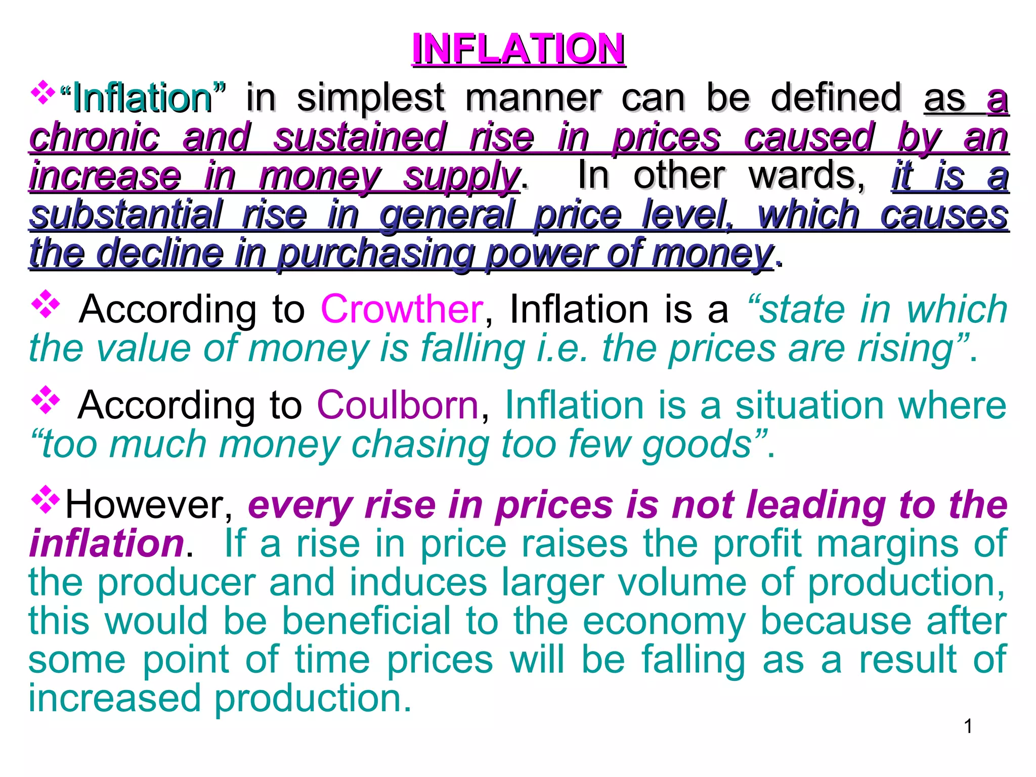 Inflation | PPT