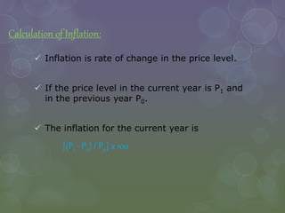 Inflation causes and its measures | PPTX