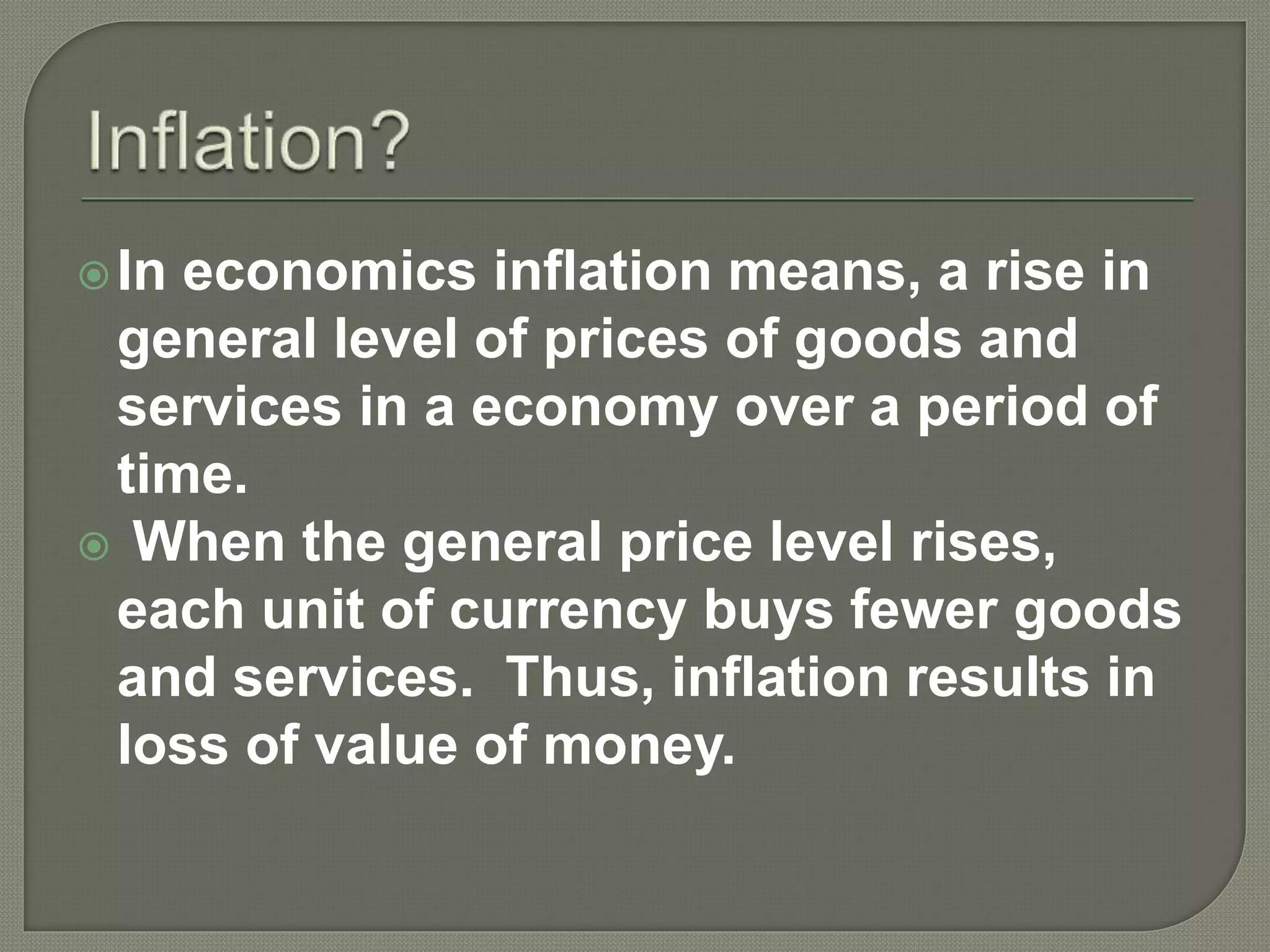 Inflation | PPTX