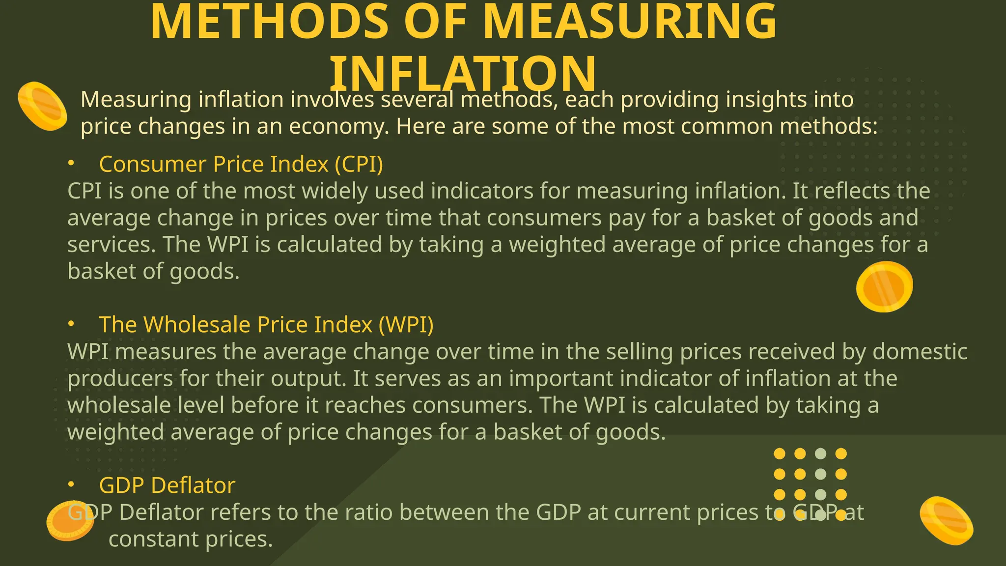 Inflation - Definition, Causes, Types, Measures, Policy, Case Study | PPT