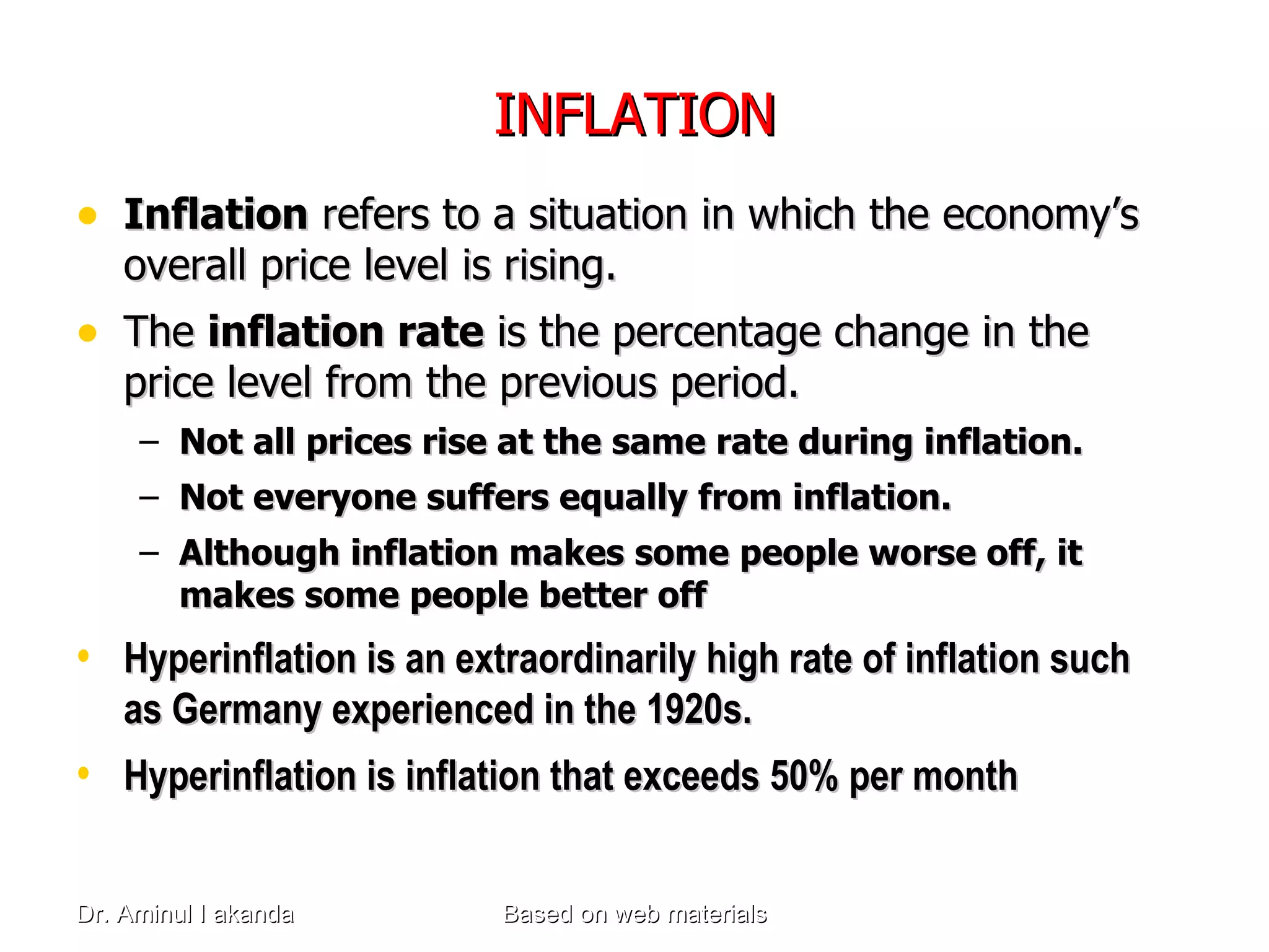How to measure inflation rate | PPT