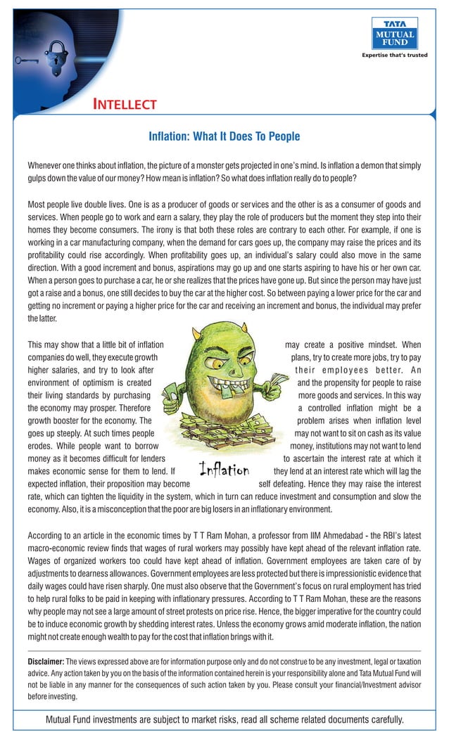Inflation: What It Does to People | PDF