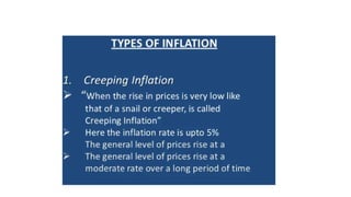 INFLATION and its types and explanations | PPTX