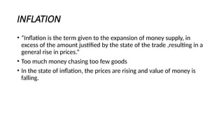 INFLATION and its types and explanations | PPTX