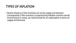 INFLATION and its types and explanations | PPT