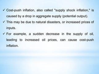 INFLATION : NATURE,EFFECT AND CONTROL | PPTX