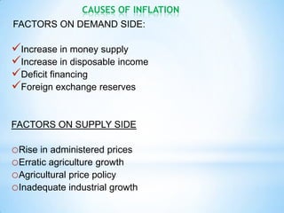 INFLATION : NATURE,EFFECT AND CONTROL | PPTX
