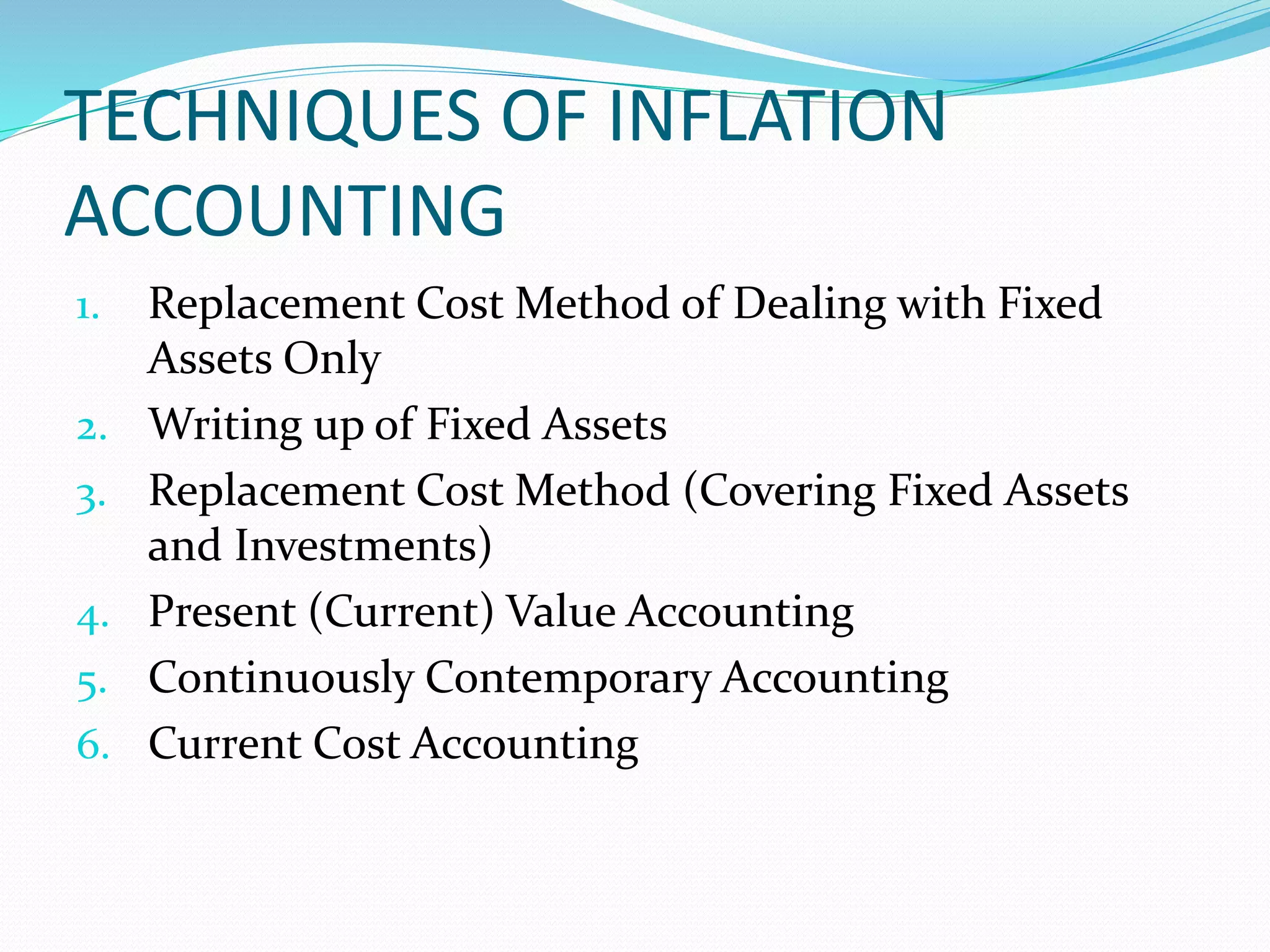 Inflation accounting | PPTX