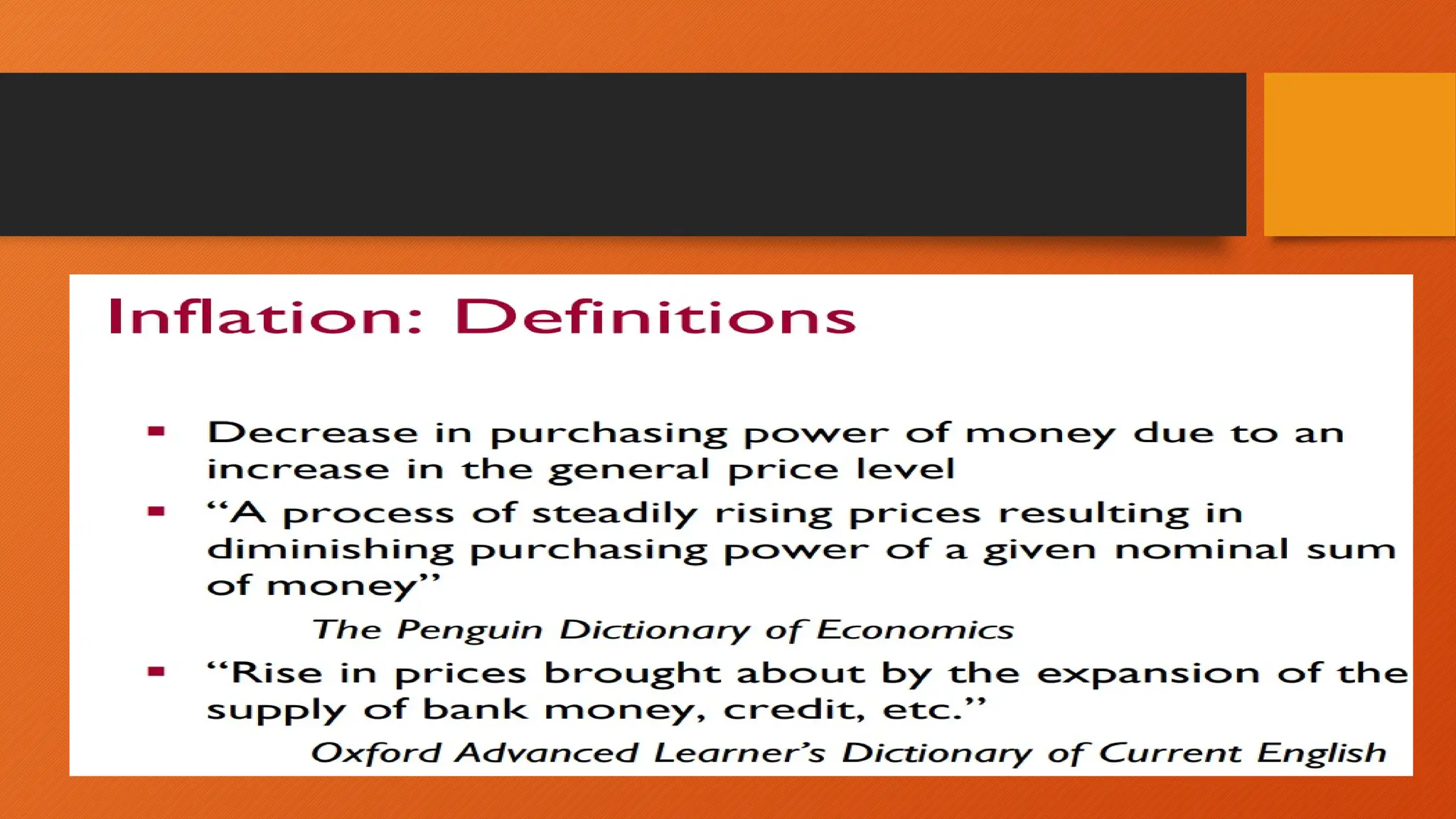 Inflation Accounting material for the student reference | PPTX