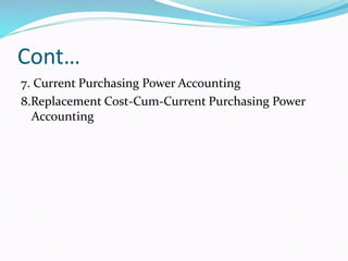 Unit - V Inflation accounting.pptx - basics, methods | PPTX