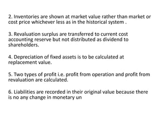 Inflation accounting or price level accounting | PPTX