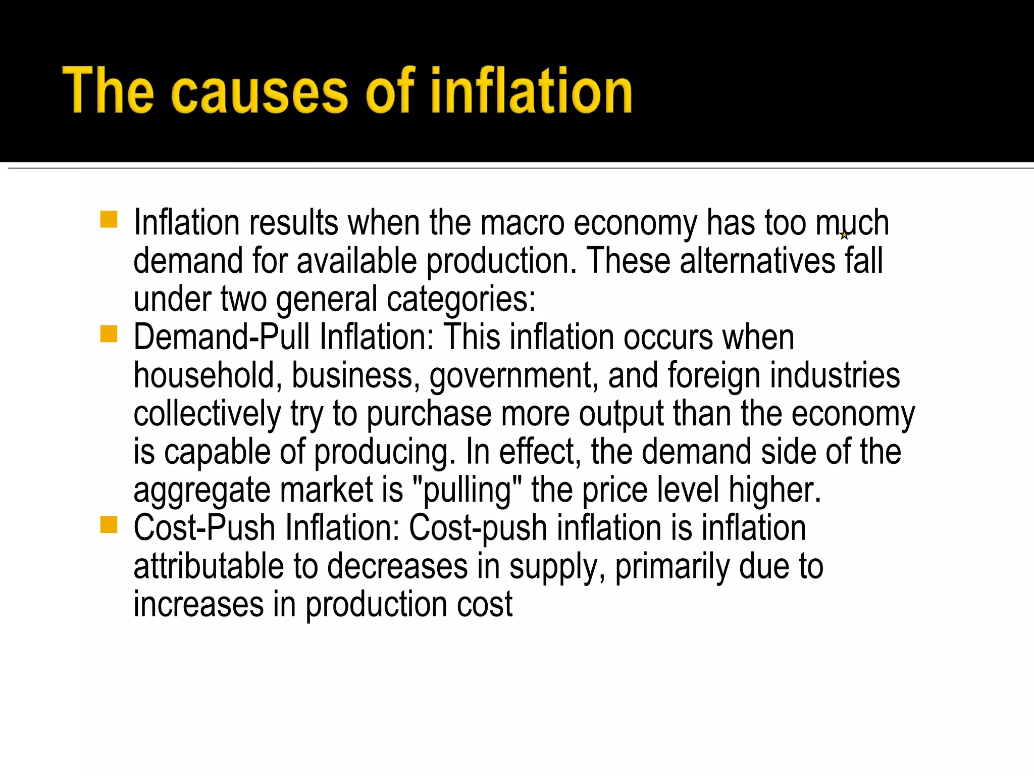 Inflation and deflation | PPT