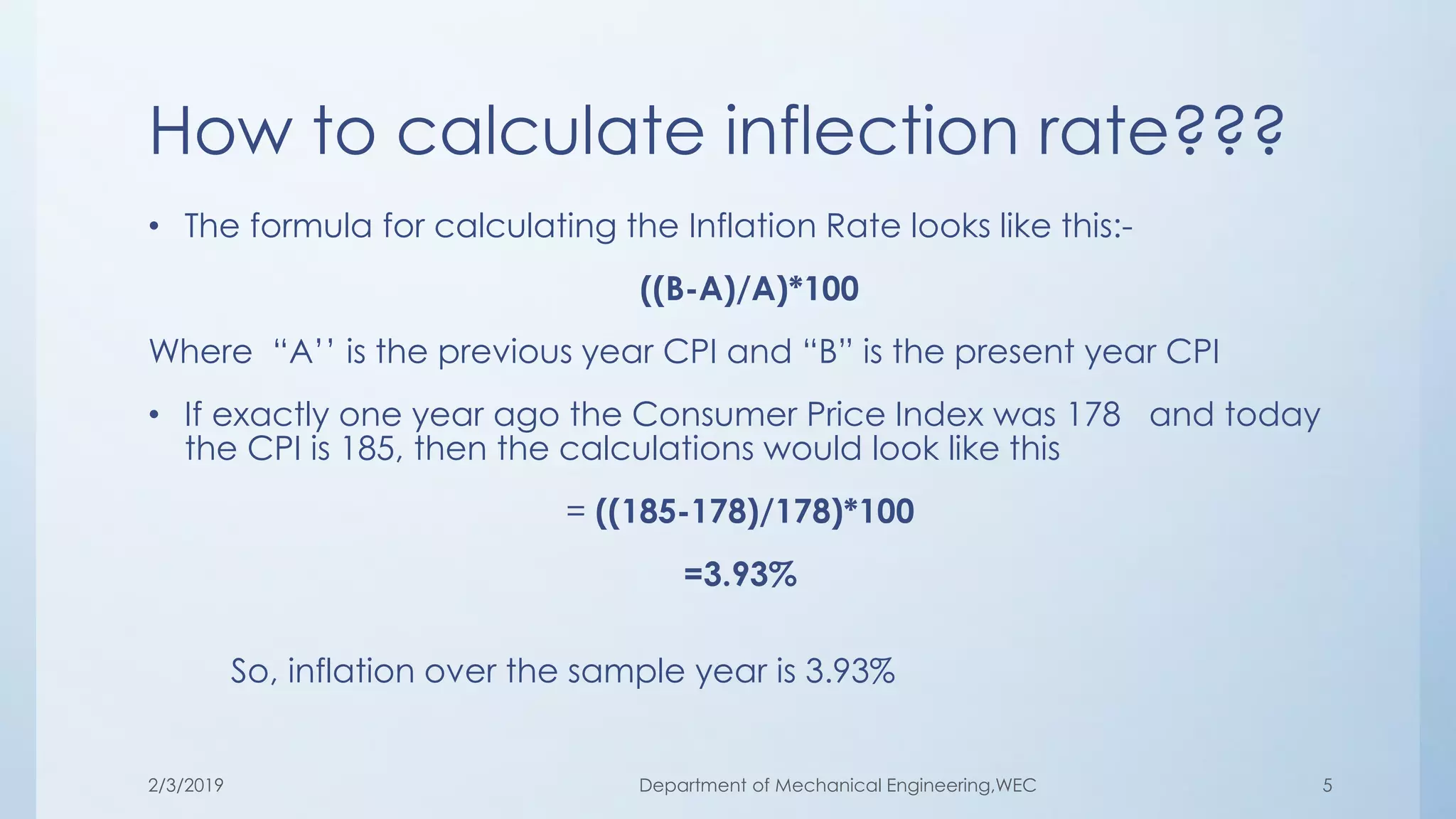 Inflation and deflation | PPT