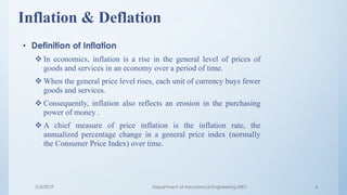 Inflation and deflation | PPT