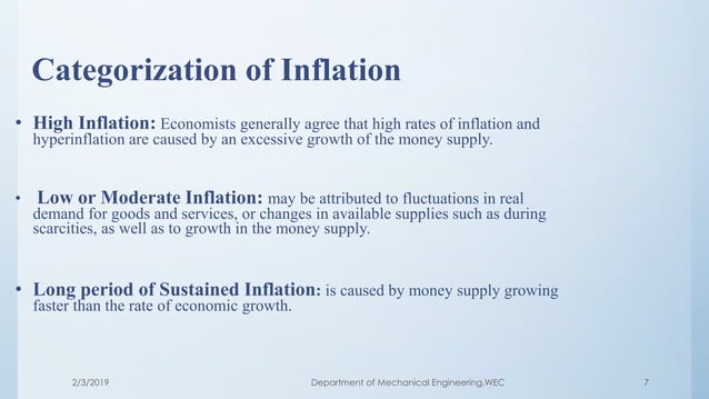 Inflation and deflation | PPT