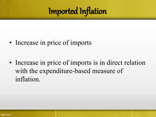 Inflation and economic growth of india | PPTX