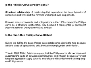 Inflation and phillips curve | PPTX