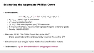 Inflation and the Phillips Curve | PDF